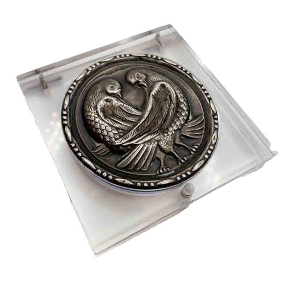 Elgin American Lucite Sterling Silver Compact W Repou… - Gem